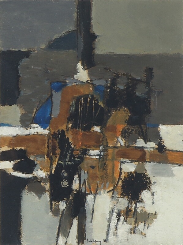 Frede Schilling | 2 Works: “Komposition over Snelandskab I og II ...