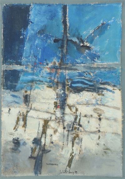 Frede Schilling | 2 Works: “Komposition over Snelandskab I og II ...