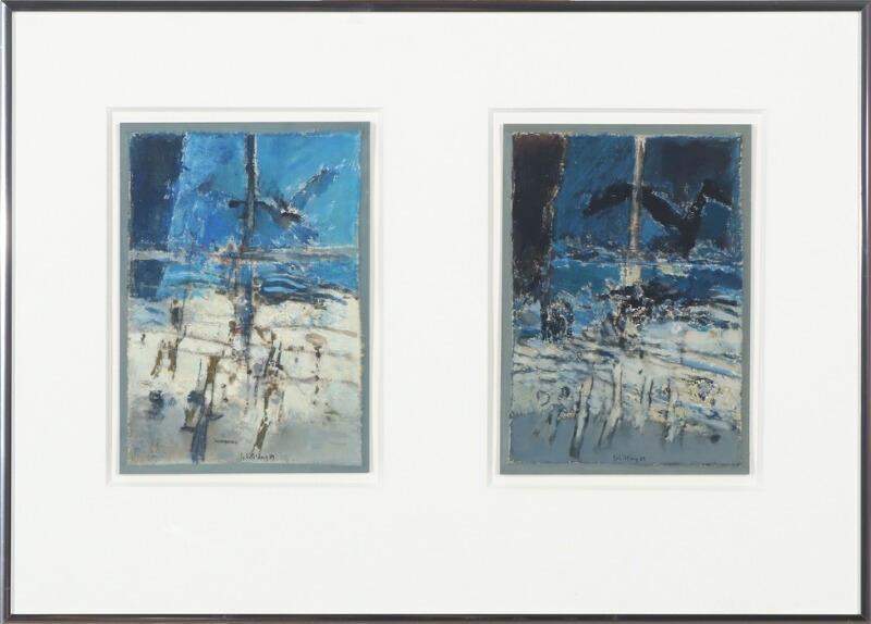 Frede Schilling | 2 Works: “Komposition over Snelandskab I og II ...