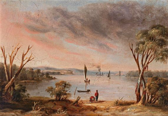 George Peacock | VIEW OF SYDNEY HARBOUR | MutualArt