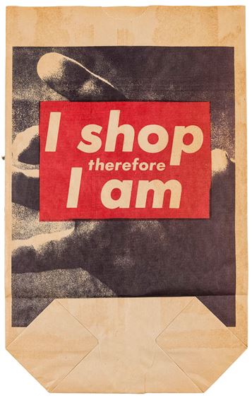 Barbara Kruger | I Shop Therefore I Am (1990) | MutualArt