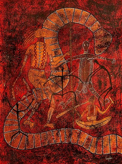 Leanne Reid Wanjidari | Three works: Untitled | MutualArt