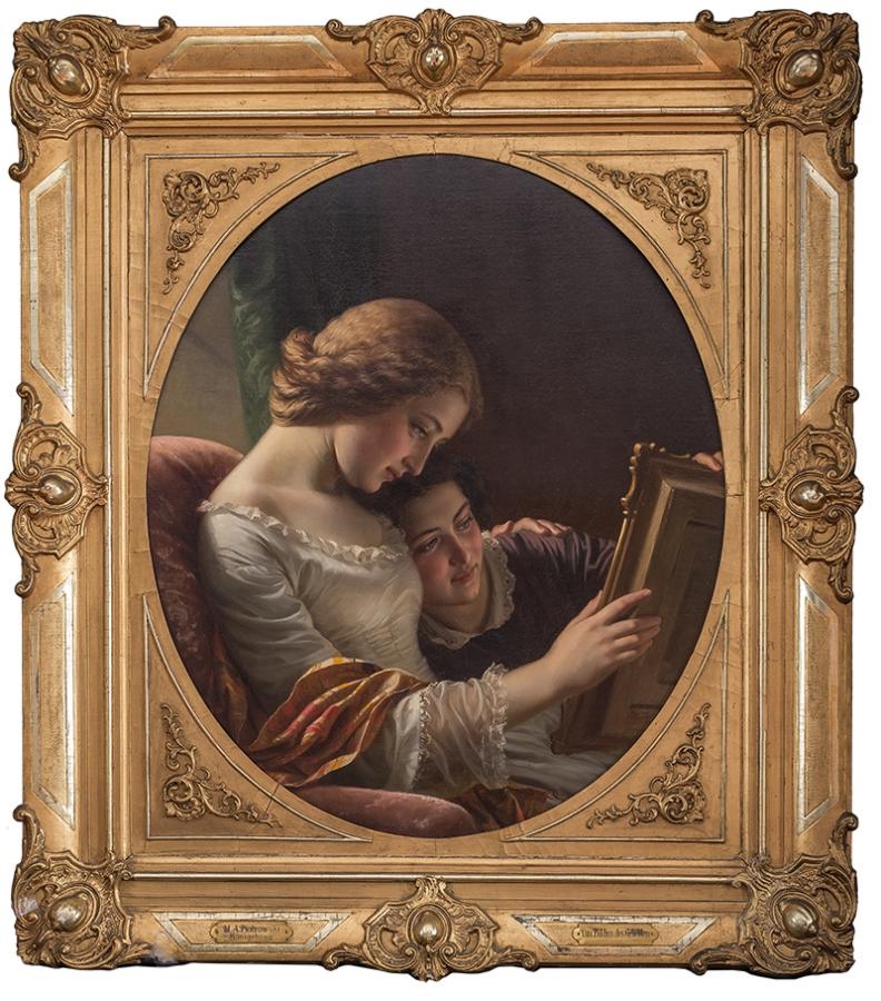 Maksymilian Antoni Piotrowski | Portret ukochanego (1857) | MutualArt