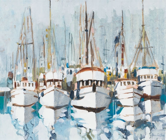 Jack Hambleton | Five Abreast (1979) | MutualArt