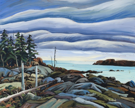 Ron Hedrick | Shoreline at Dusk | MutualArt