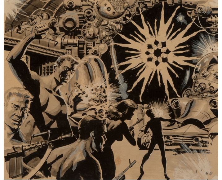 Wallace Wood | Wolfbane, Galaxy Science Fiction interior illustration ...