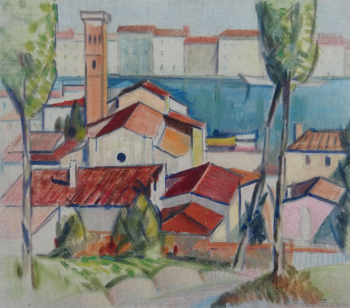 John Weeks | Mediterranean Rooftops | MutualArt