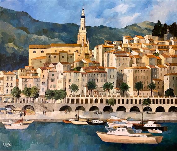 Tom Esplin | Menton on the Med | MutualArt
