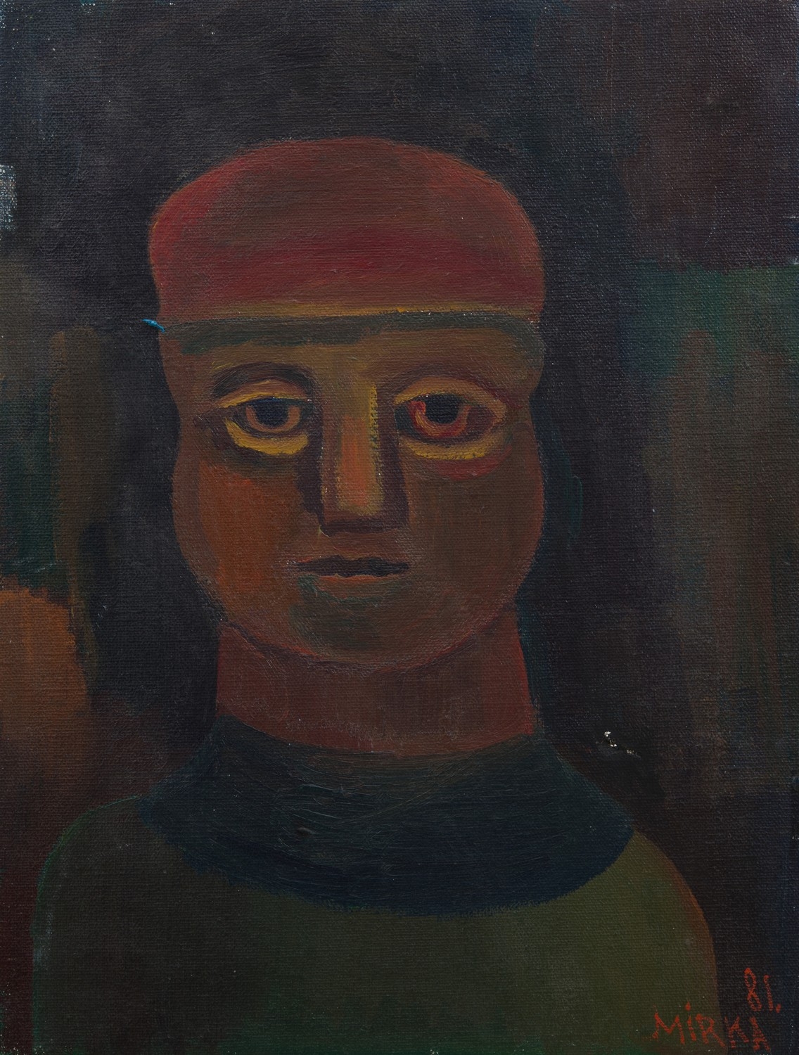Mirka Mora | Girl Riding Bird (1979) | MutualArt