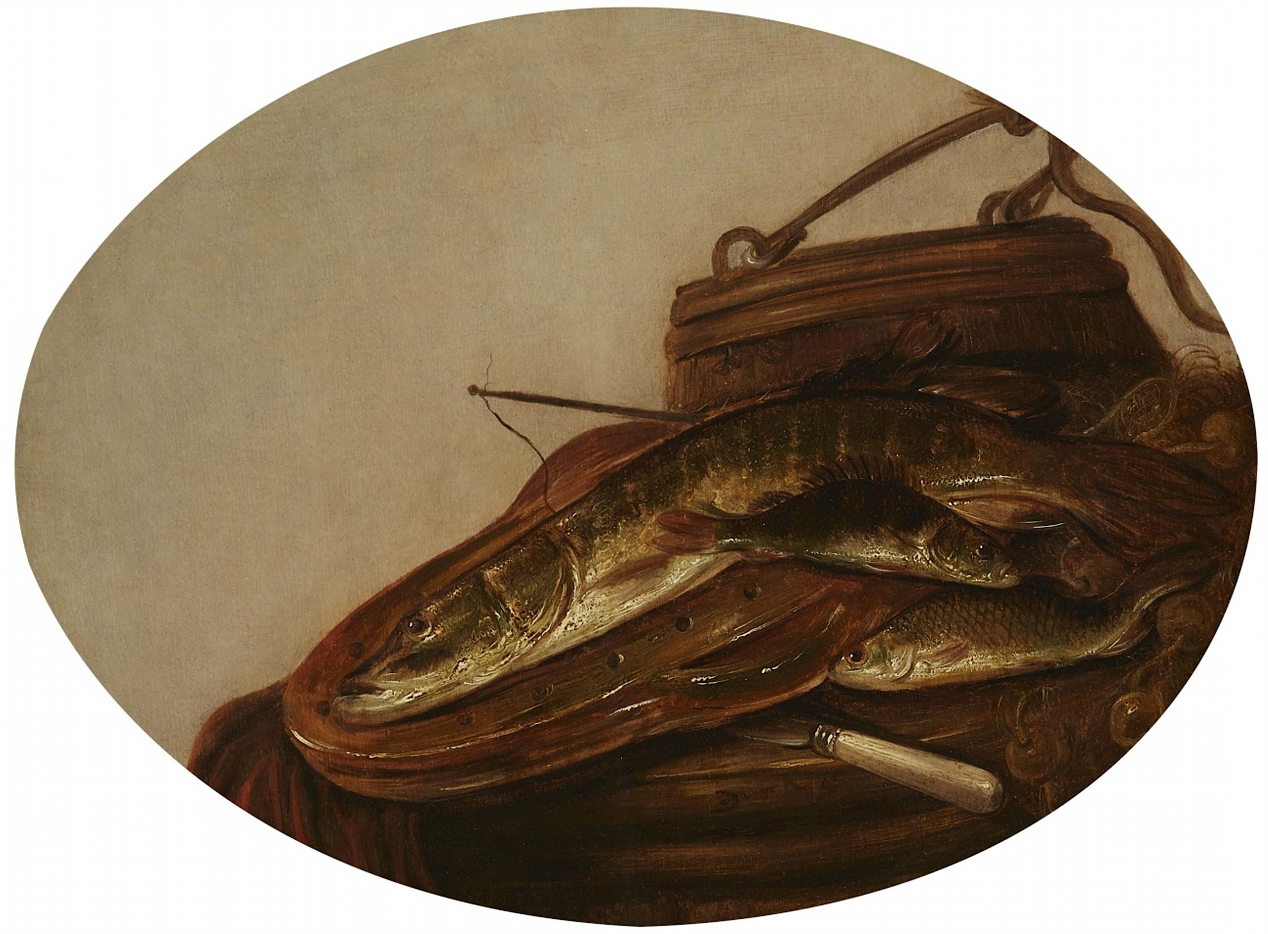 Pieter de Putter | Still Life with Fish | MutualArt
