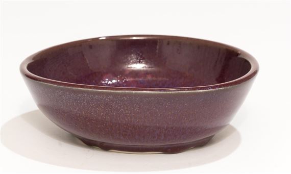 Harding Black | Purple Oil Glaze Bowl (1996) | MutualArt