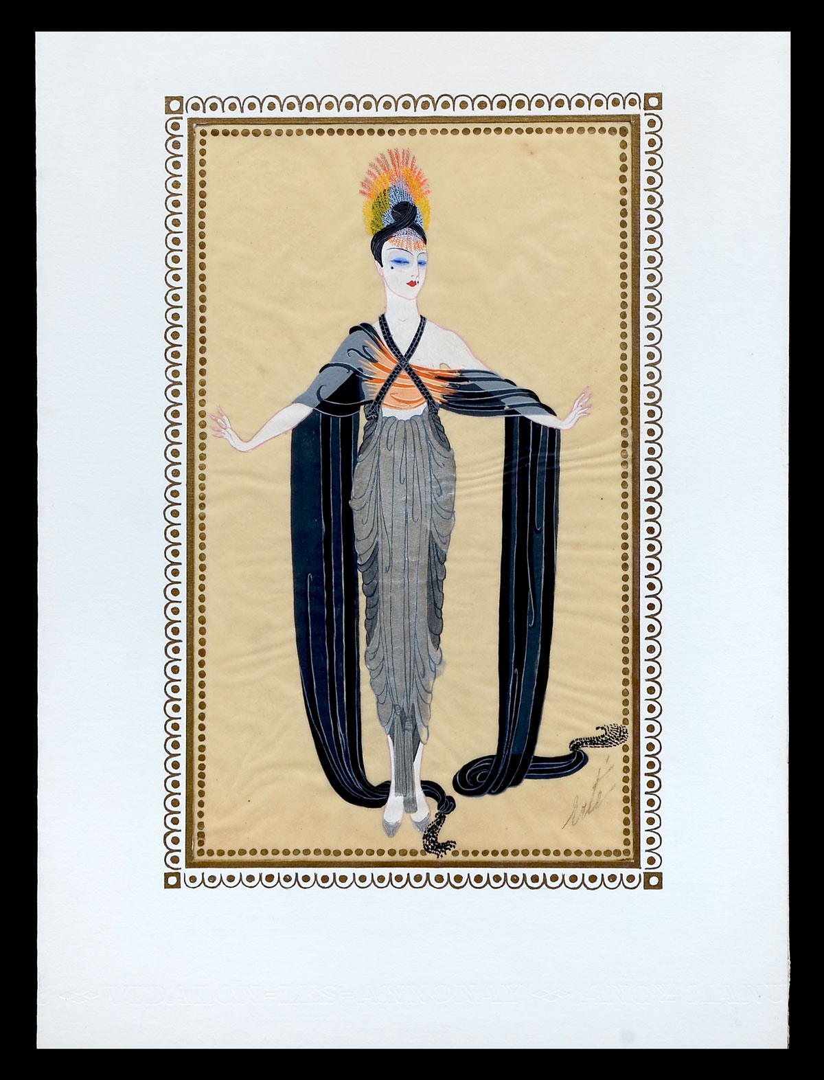 Erté | Fish Bowl | MutualArt