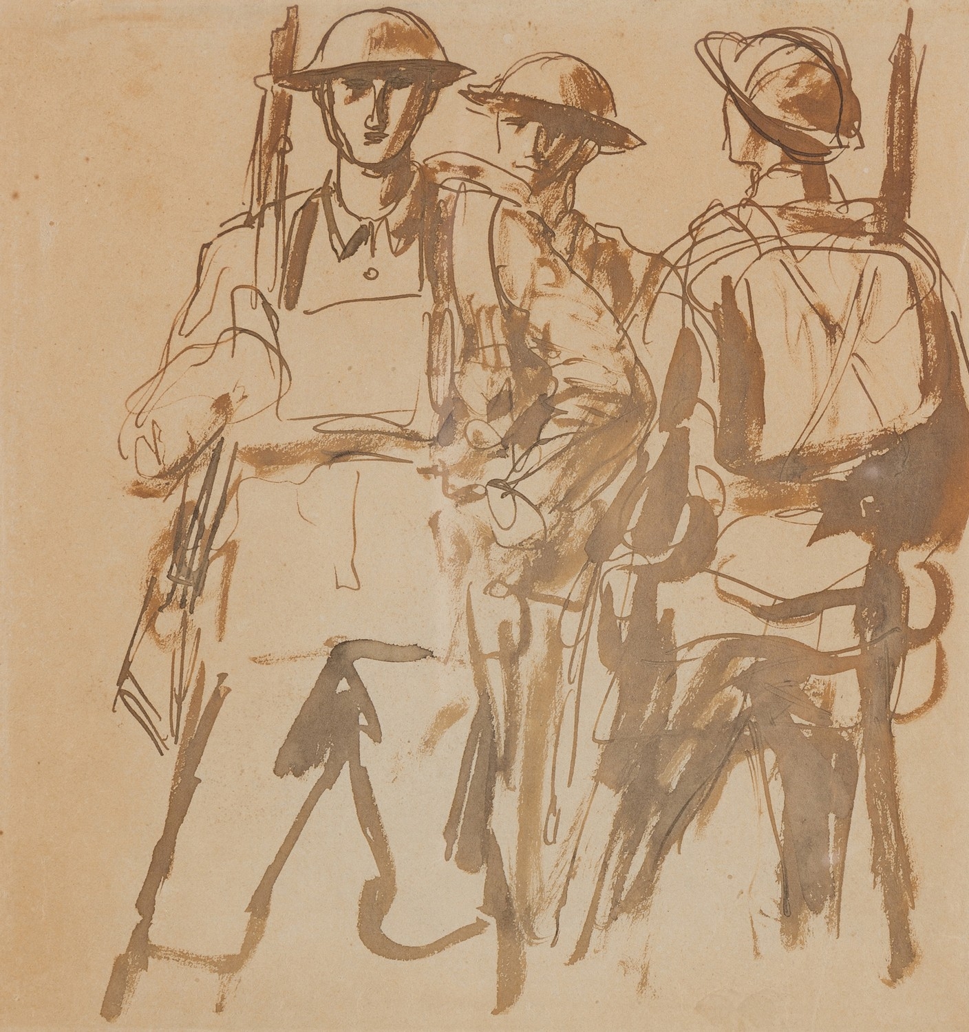 Augustus Edwin John | Canadian Soldiers WWI | MutualArt