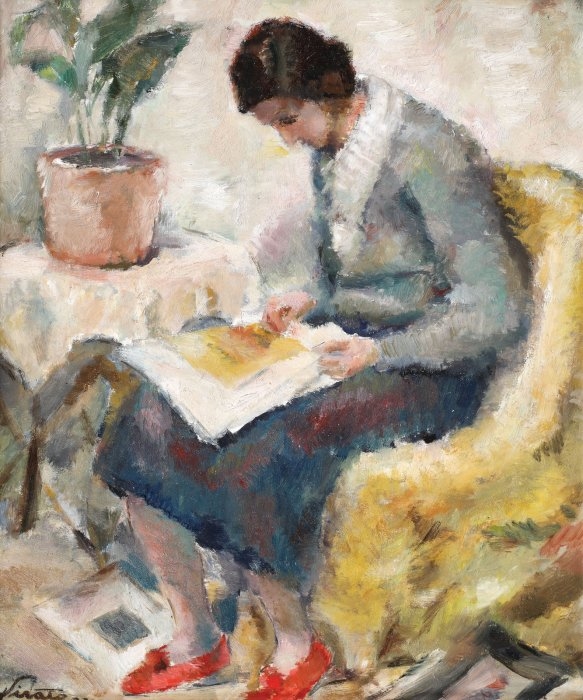 Francisc Sirato | Odalisque (1933) | MutualArt