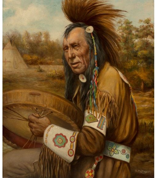 Henry Metzger Cree Indian Mutualart