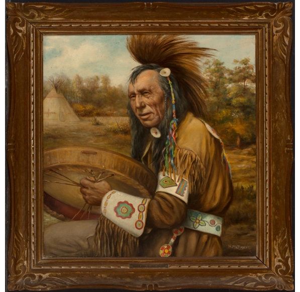 Henry Metzger Cree Indian Mutualart