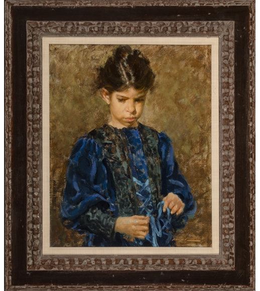 Ramon Kelley | Indian Braids, Taos Pueblo | MutualArt