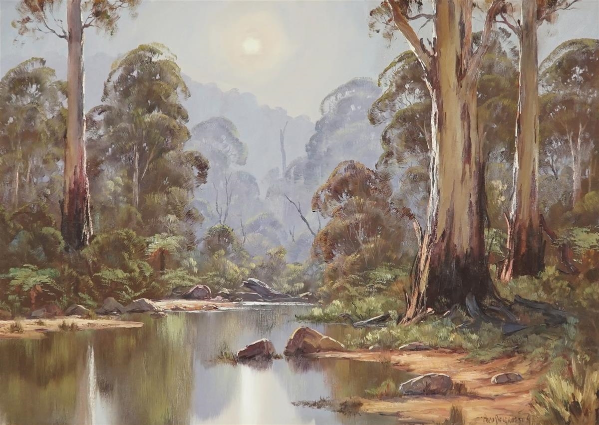Theo Delgrosso | River Reflections, Airey's Inlet, Victoria | MutualArt