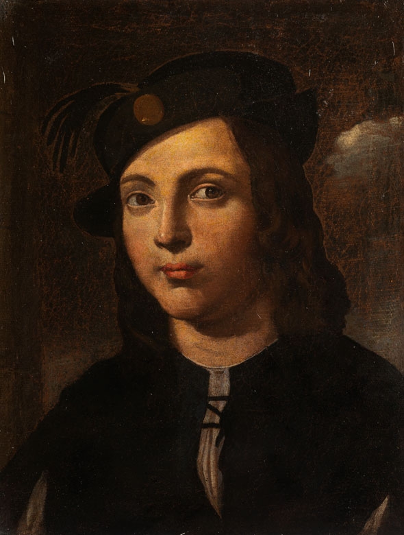 Italian School, 16th Century | Portrait of a man with a white collar ...