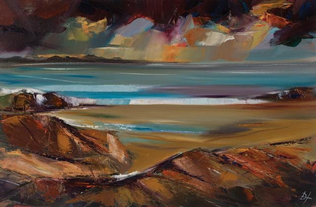 Douglas Hutton | SHORELINE NEAR STRANDHILL | MutualArt