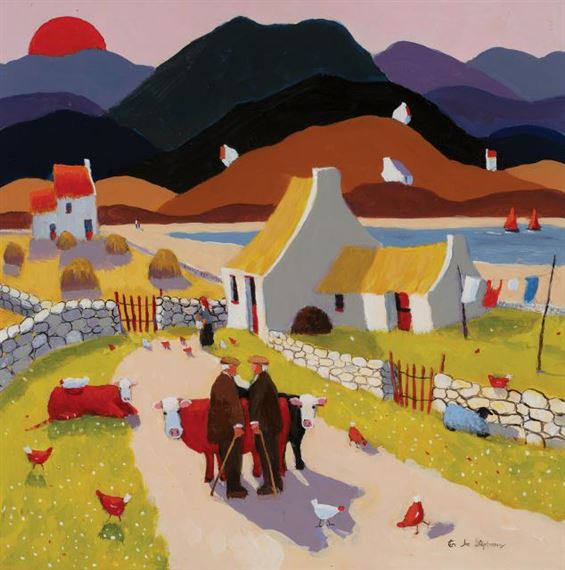 Tom Stephenson | RED SUN SHINING, CONNEMARA | MutualArt