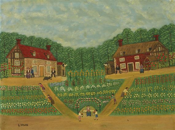 Louis Vivin | Les deux pigeonniers | MutualArt