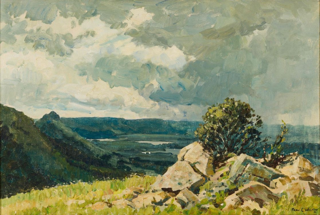 Alan Wolton | View over Umgeni Poort towards Fort Nottingham, KwaZulu ...