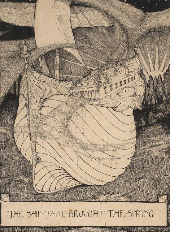 William Mitcheson Timlin | The Ship That Brought The Spring (1910 ...