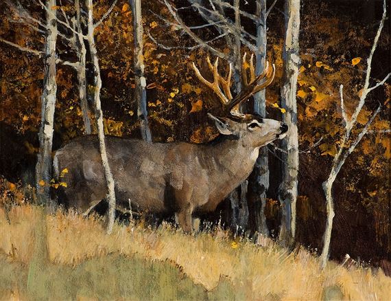 Bob Kuhn | Browsing Mulie | MutualArt