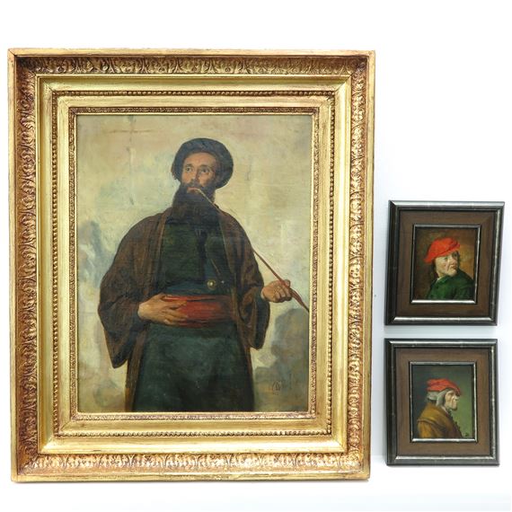 David Bles | Three Portrait Paintings | MutualArt