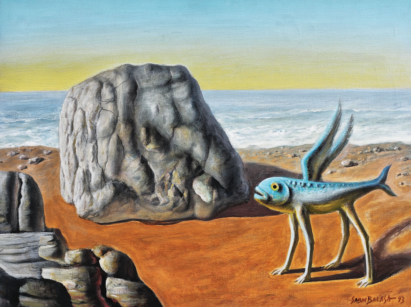 Sabin Balasa | Țărm necunoscut (Zburătorul Mimi) (1993) | MutualArt