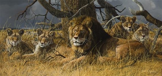 Gary R. Swanson | Pride of lions (1982) | Artwork performance at ...