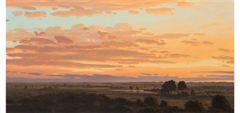 David Caton | Sunset in the Lowlands | MutualArt