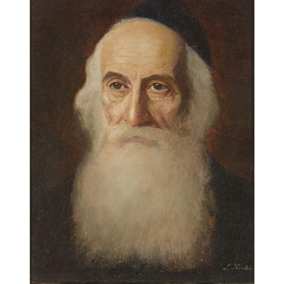 Lazar Krestin | PORTRAIT OF A RABBI | MutualArt