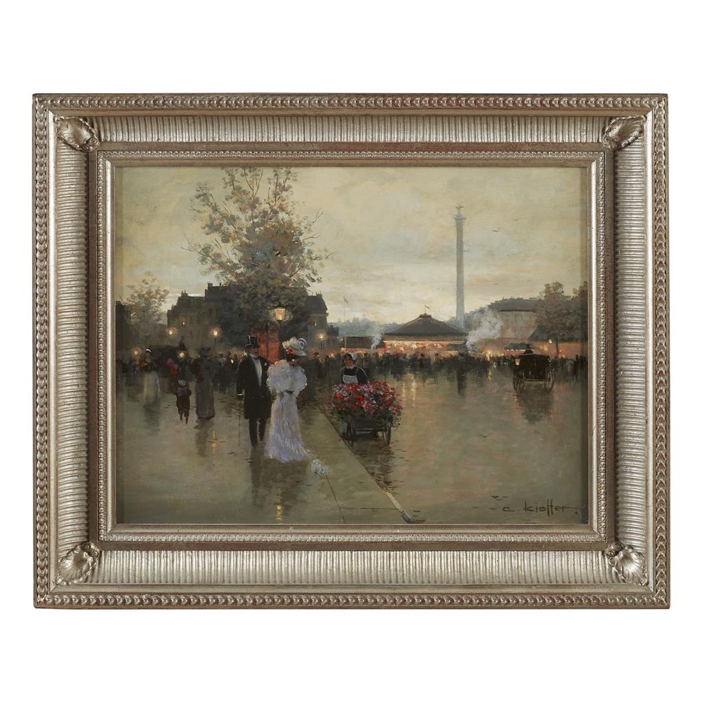 Christa Kieffer | PARIS EVENING STREET SCENE | MutualArt
