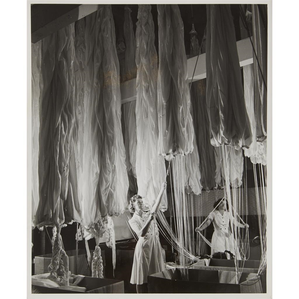 William Rittase | Parachute Inspection (1942) | MutualArt