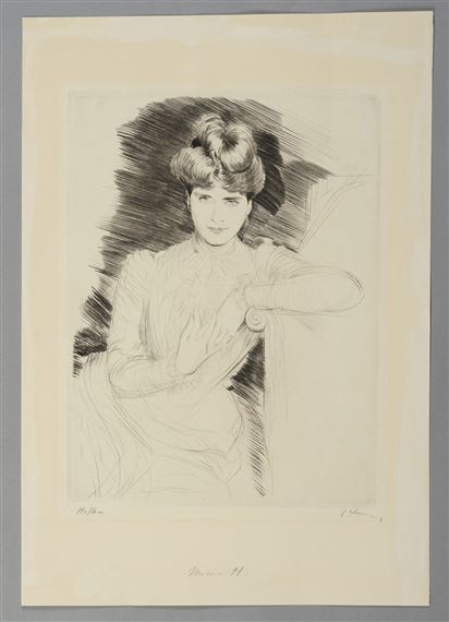 Paul César Helleu | Portrait d’Alice Helleu | MutualArt