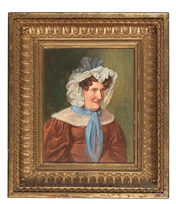 Josef Danhauser | Dame with Lace Bonnet (Portrait of Frau Drexler ...