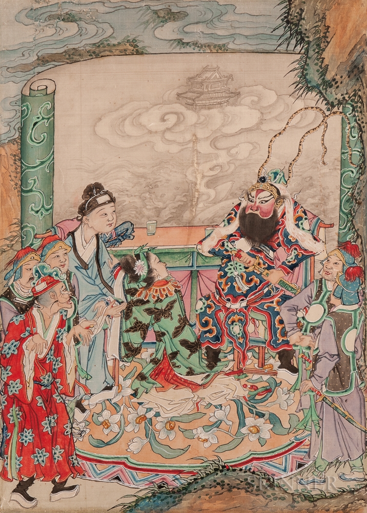 Qing Dynasty | Two Jingju Opera Paintings | MutualArt