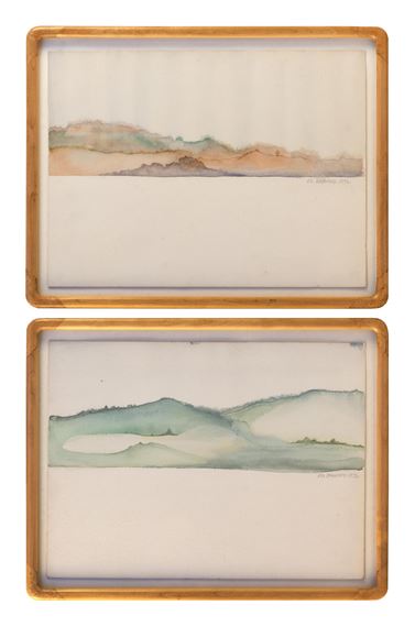 Ed Baynard | Two landscapes (1972) | MutualArt