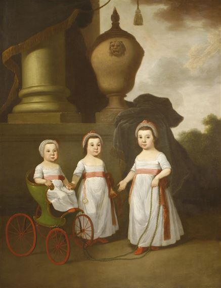 James George | PORTRAIT OF CHARLOTTE, HENRIETTA AND ELIZABETH ...