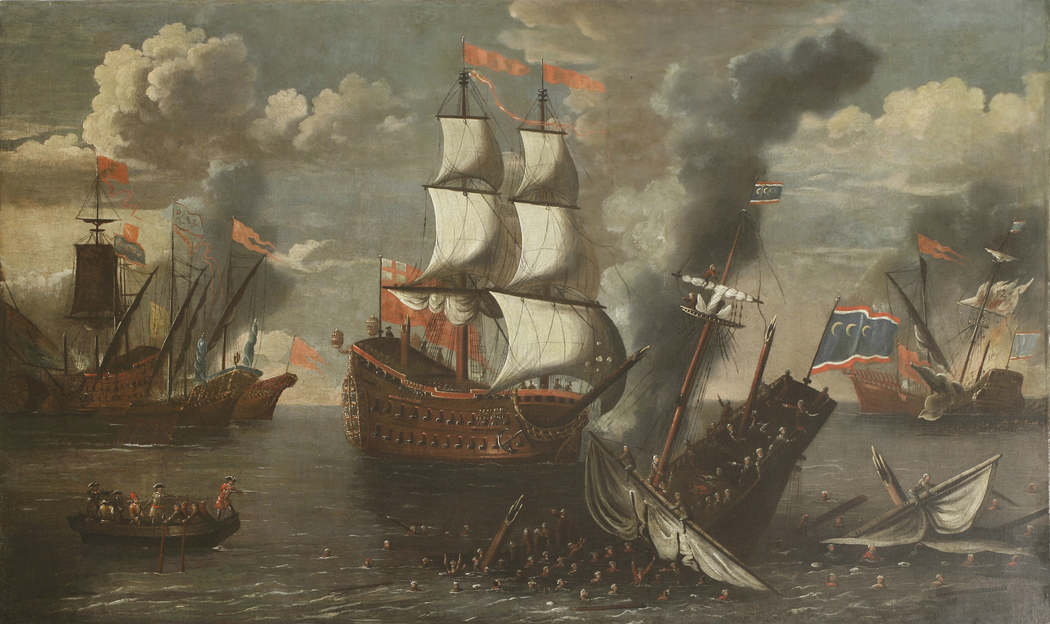 Isaac Sailmaker | A NAVAL ENGAGEMENT WITH A SINKING VESSEL AND ...