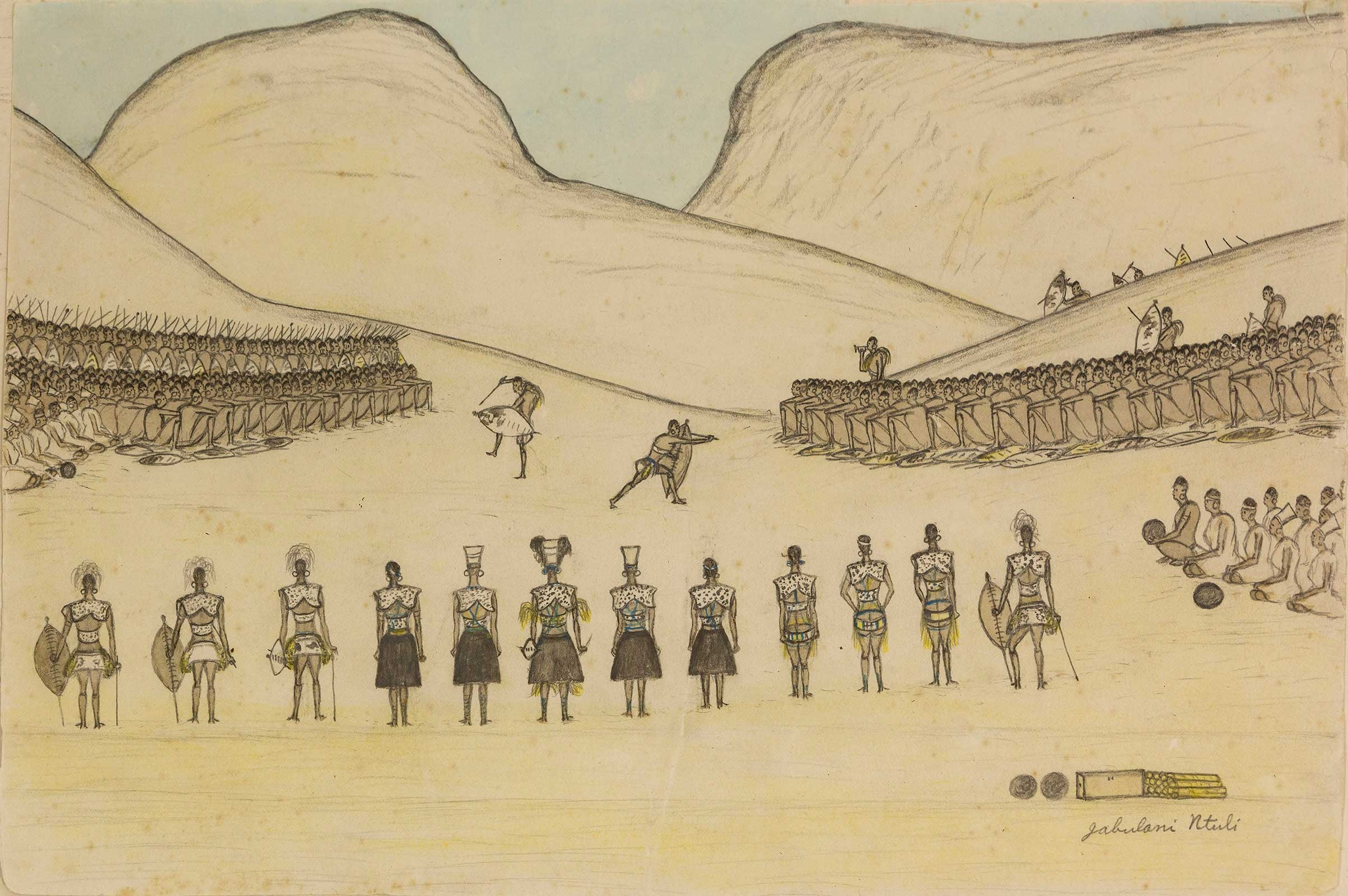 Jabulani Albert Ntuli | Preparing for a Battle | MutualArt