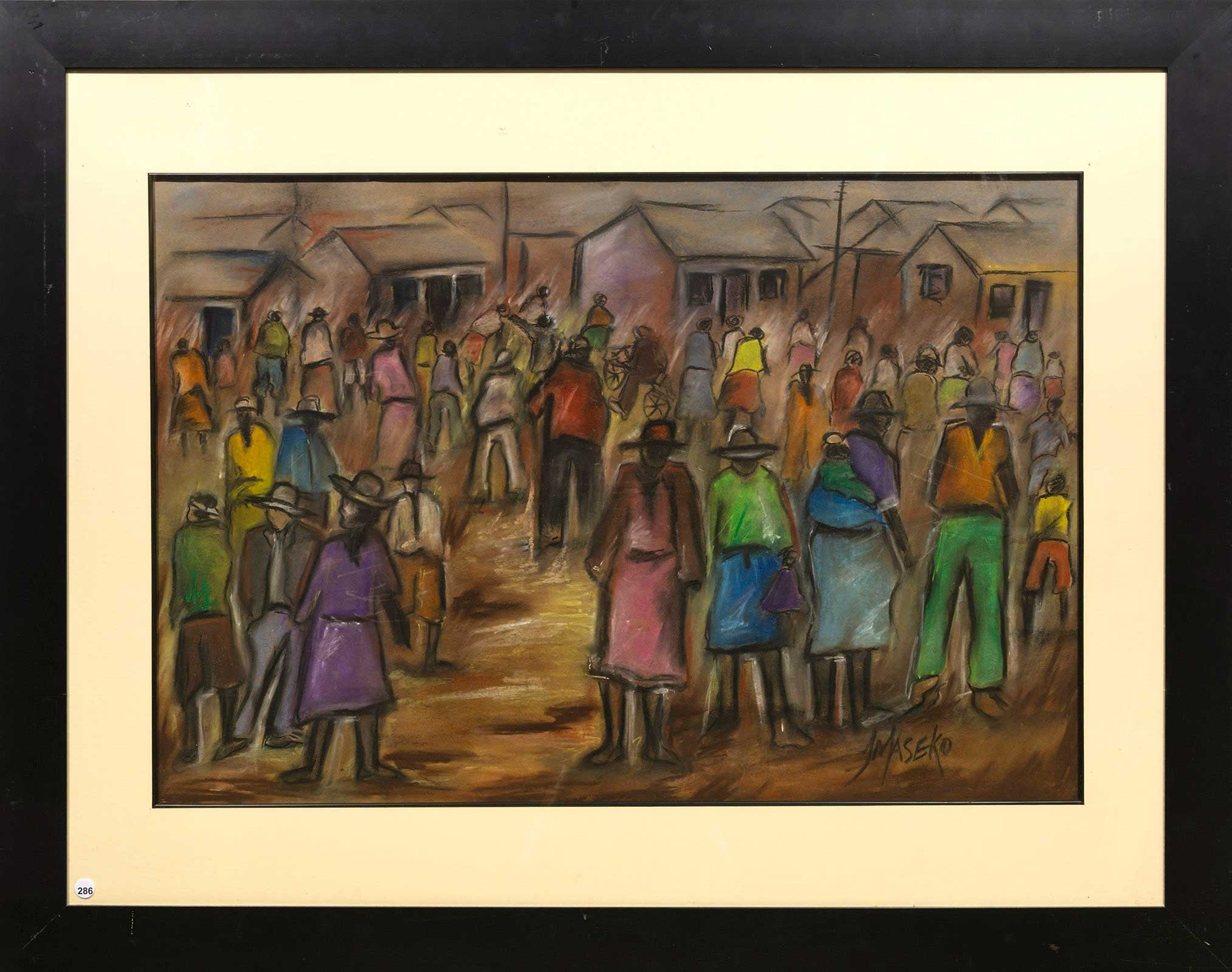 Joe Maseko | Township Scene | MutualArt