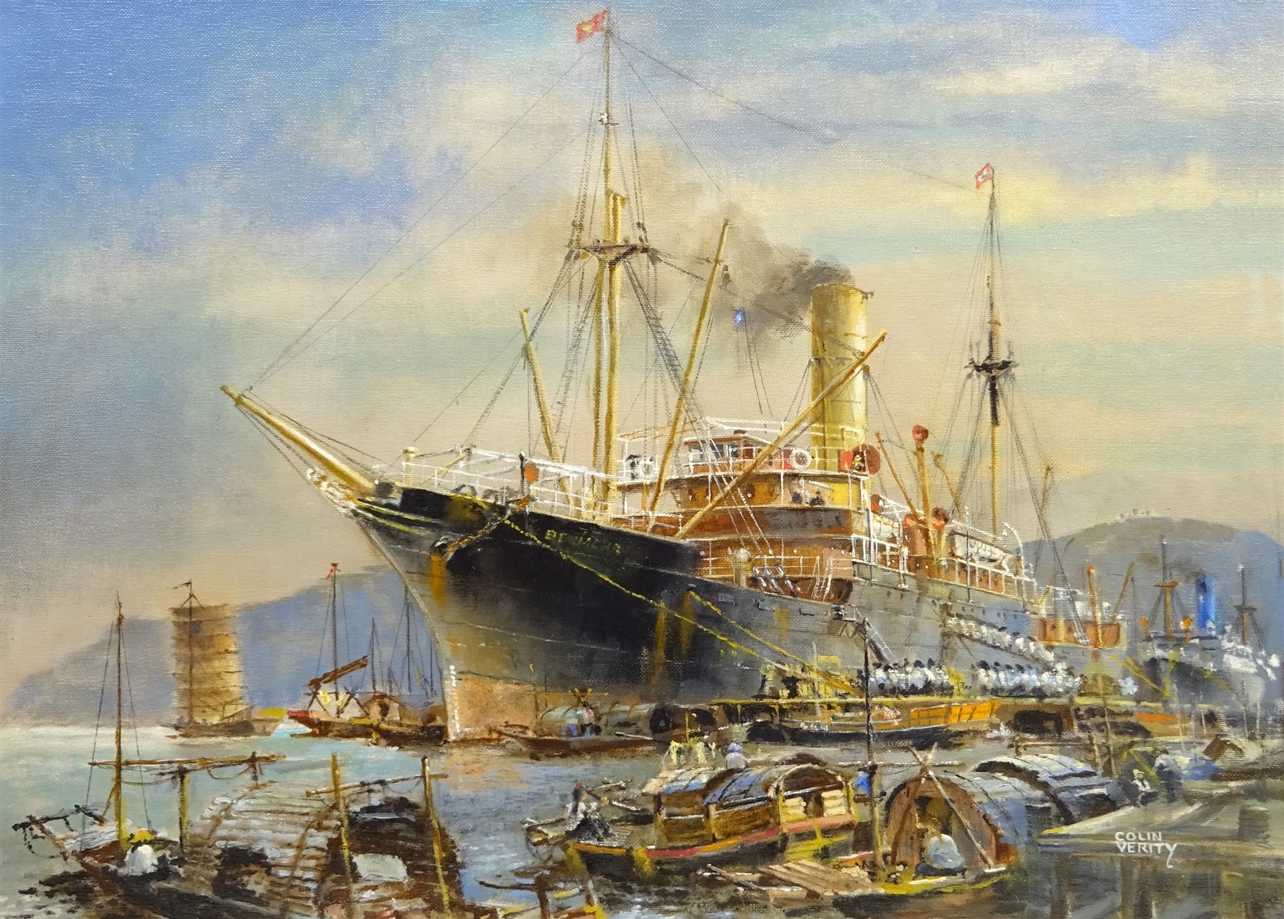 Colin Verity | S.S. Ben Mohr off the China Coast | MutualArt