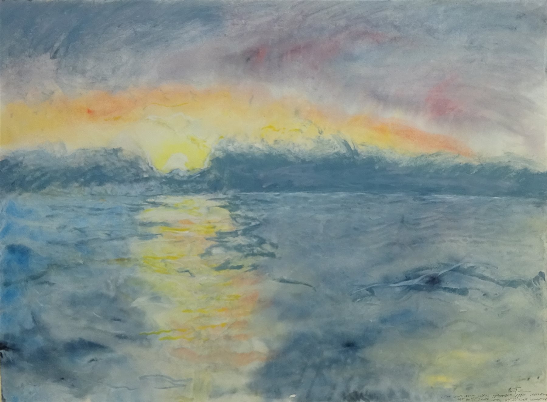 Len Tabner | Sun Going Down (1990) | MutualArt