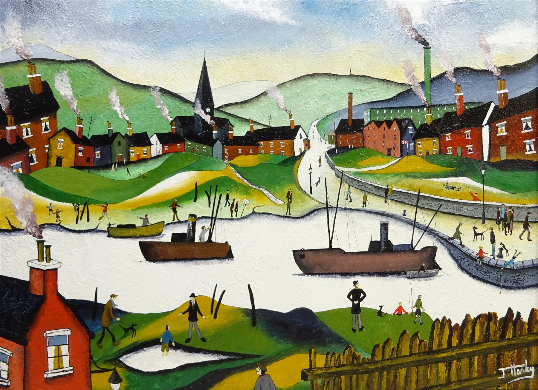 John Hanley | The Sleepy Harbour (2016) | MutualArt