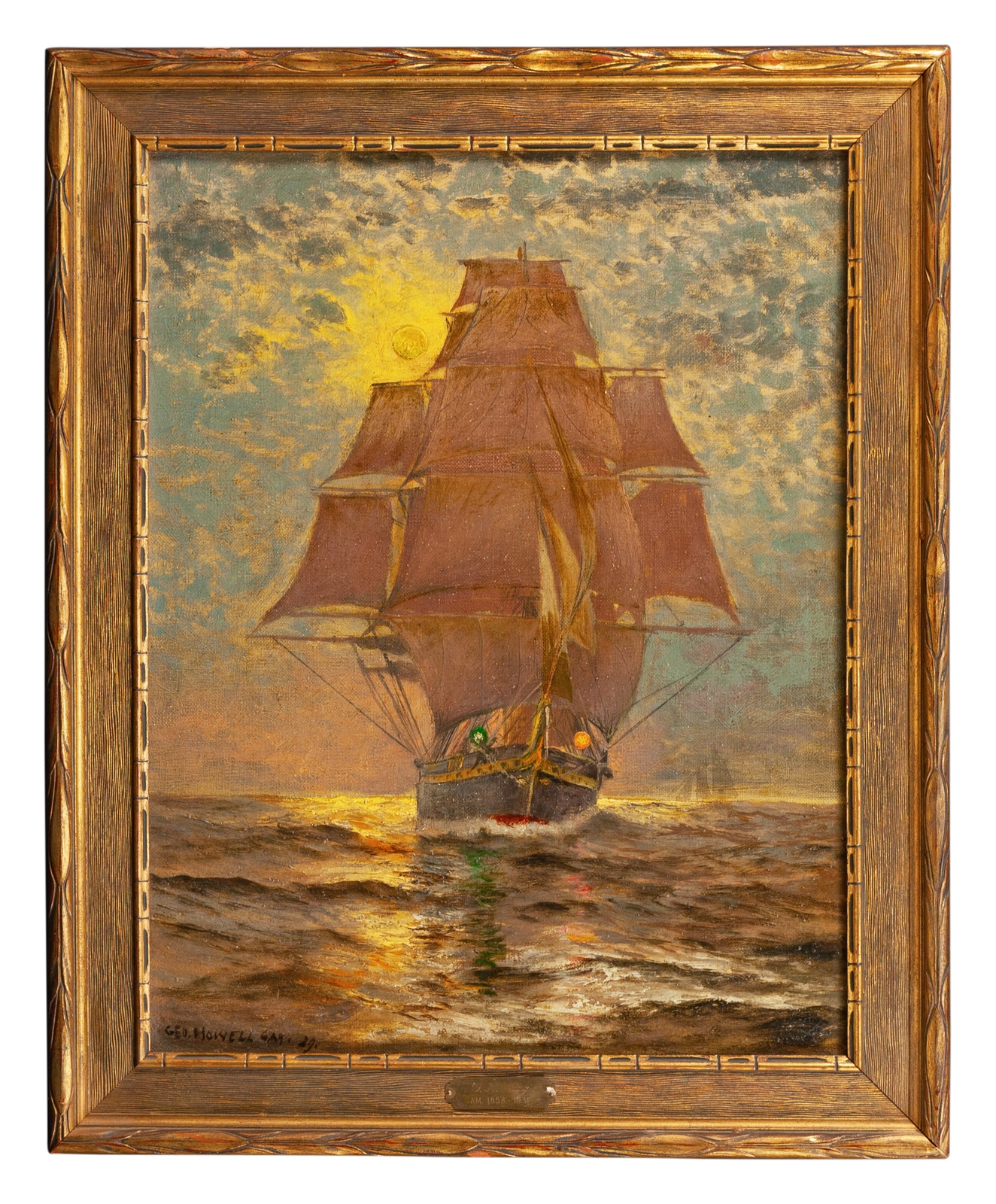 George Howell Gay | Night Ship (1929) | MutualArt