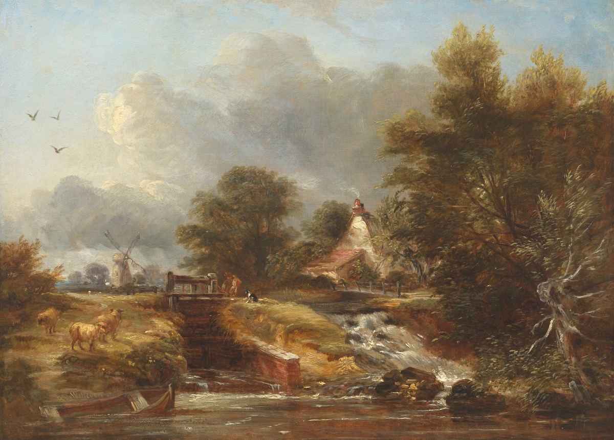 George Barrell Willcock | A Lock | MutualArt