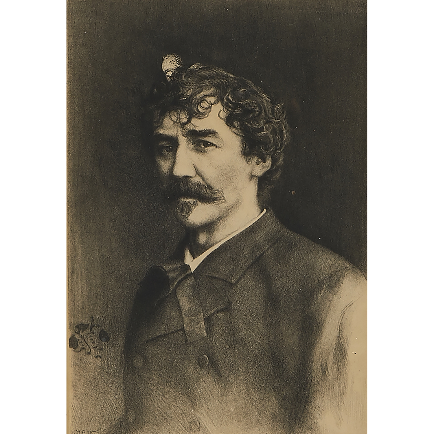 Thomas Robert Way | Whistler with the White Lock (Circa 1895) | MutualArt